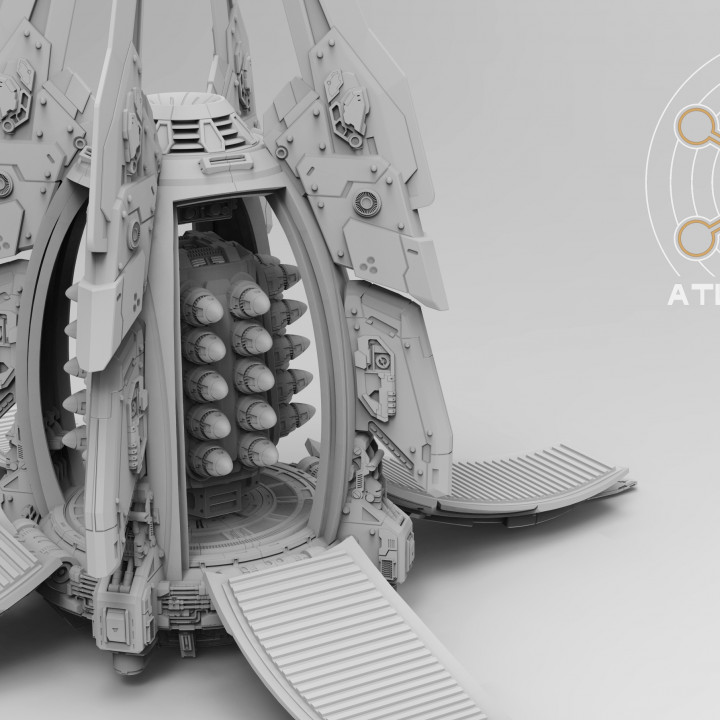 3D Printable Addons for Landing Pod by Atlan Forge
