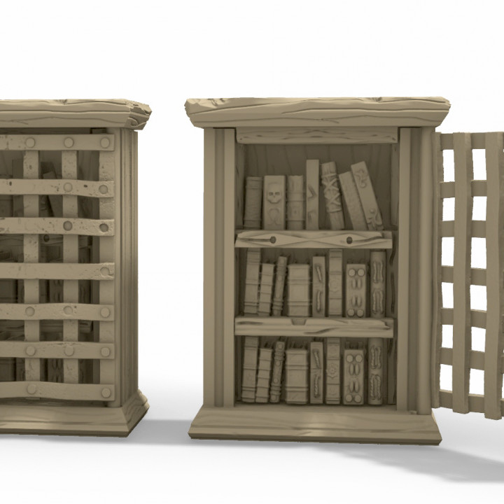 3D Printable Library Scatter by GameScape3D