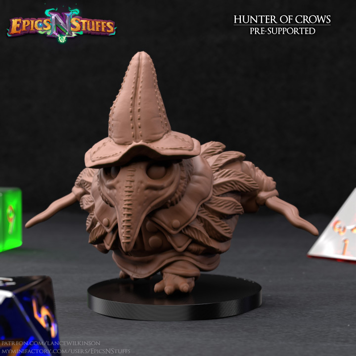 3D Printable Owlkin Hunter of Crows Miniature - Pre-Supported by Epics ...