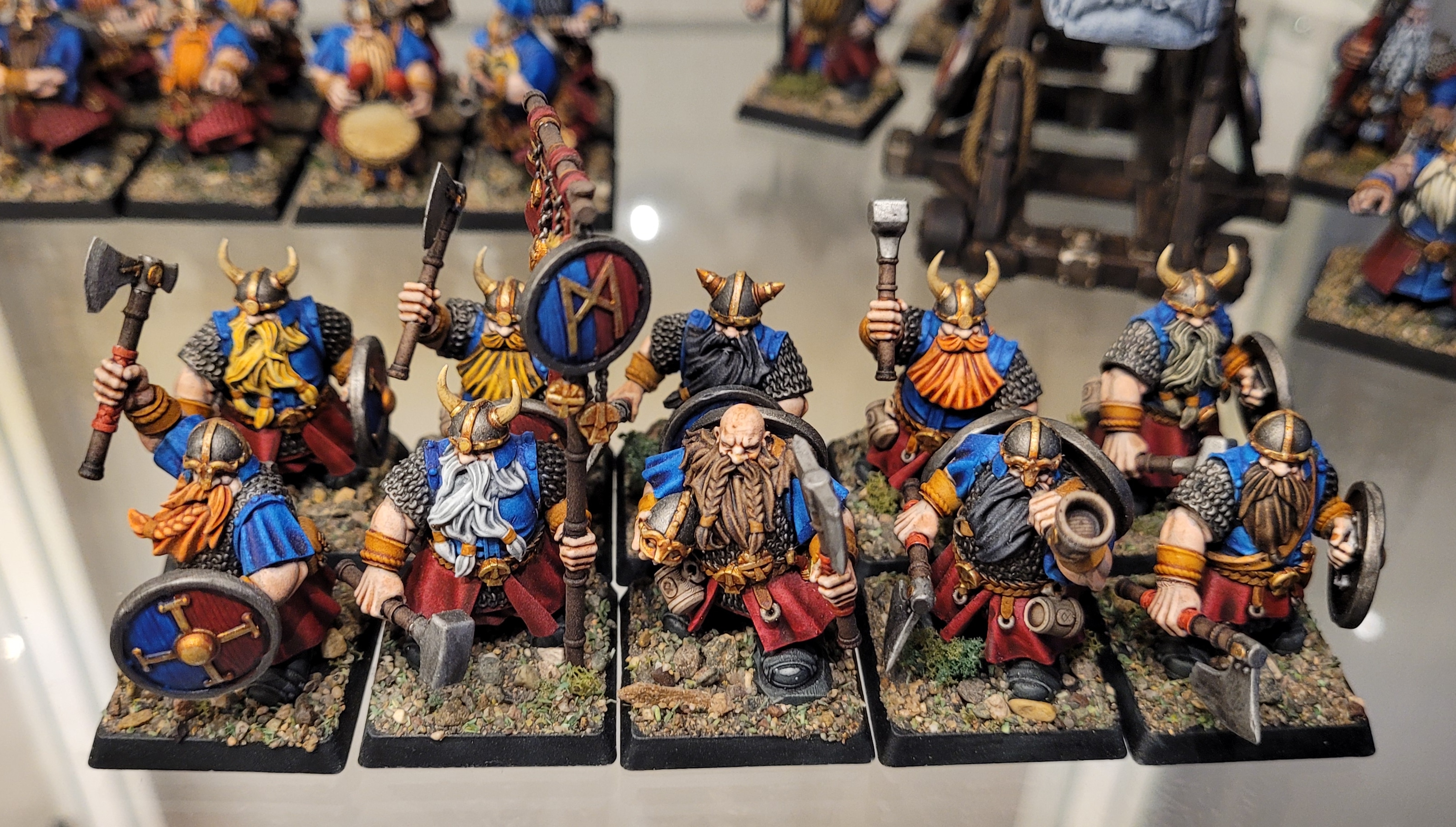3D Printable Dwarfs Warriors Unit - Highlands Miniatures by Highlands ...