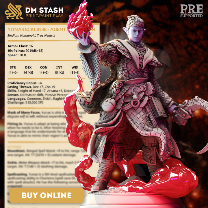 3D Printable Drow of the Deep (DM Stash Aug '22 Bundle) by DM Stash