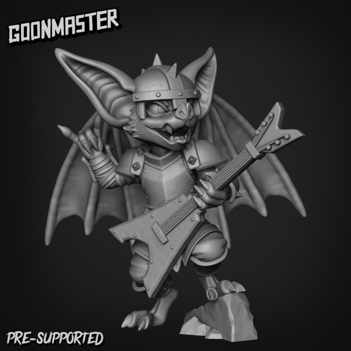 3D Printable Heavy Metal Bat 1 by Goon Master