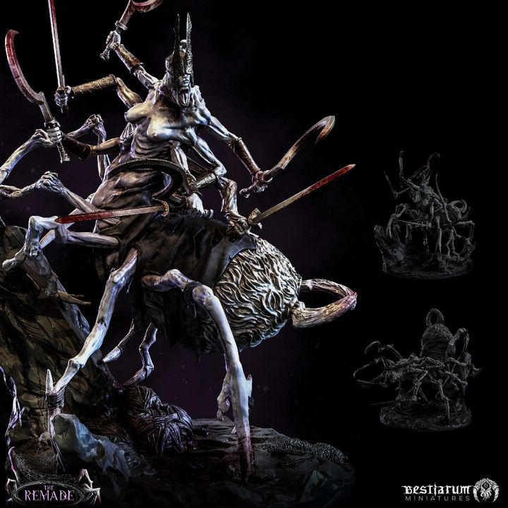 3D Printable Fleshsmith's Daughters x 3 by Bestiarum Miniatures