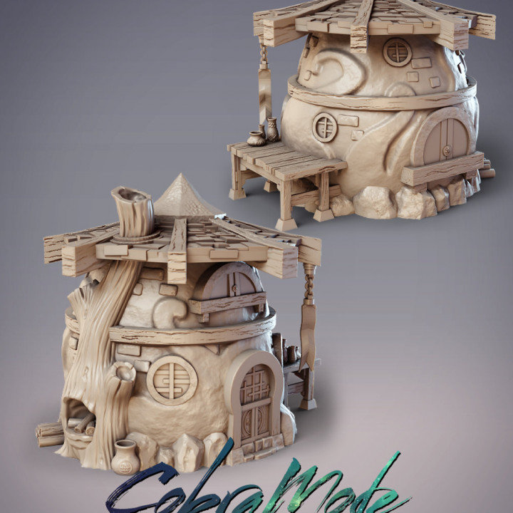 3D Printable Whimsical Hut - Xueren Yeti House by CobraMode