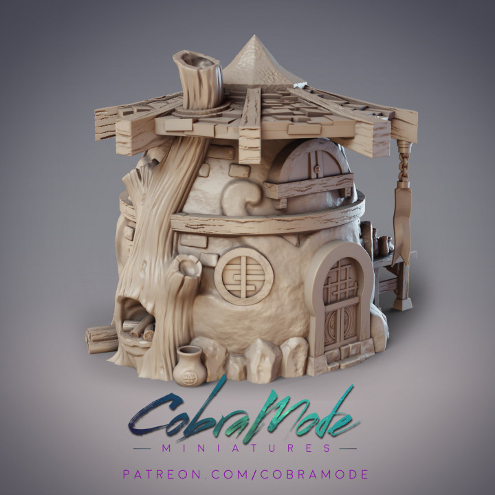 3D Printable Whimsical Hut - Xueren Yeti House by CobraMode