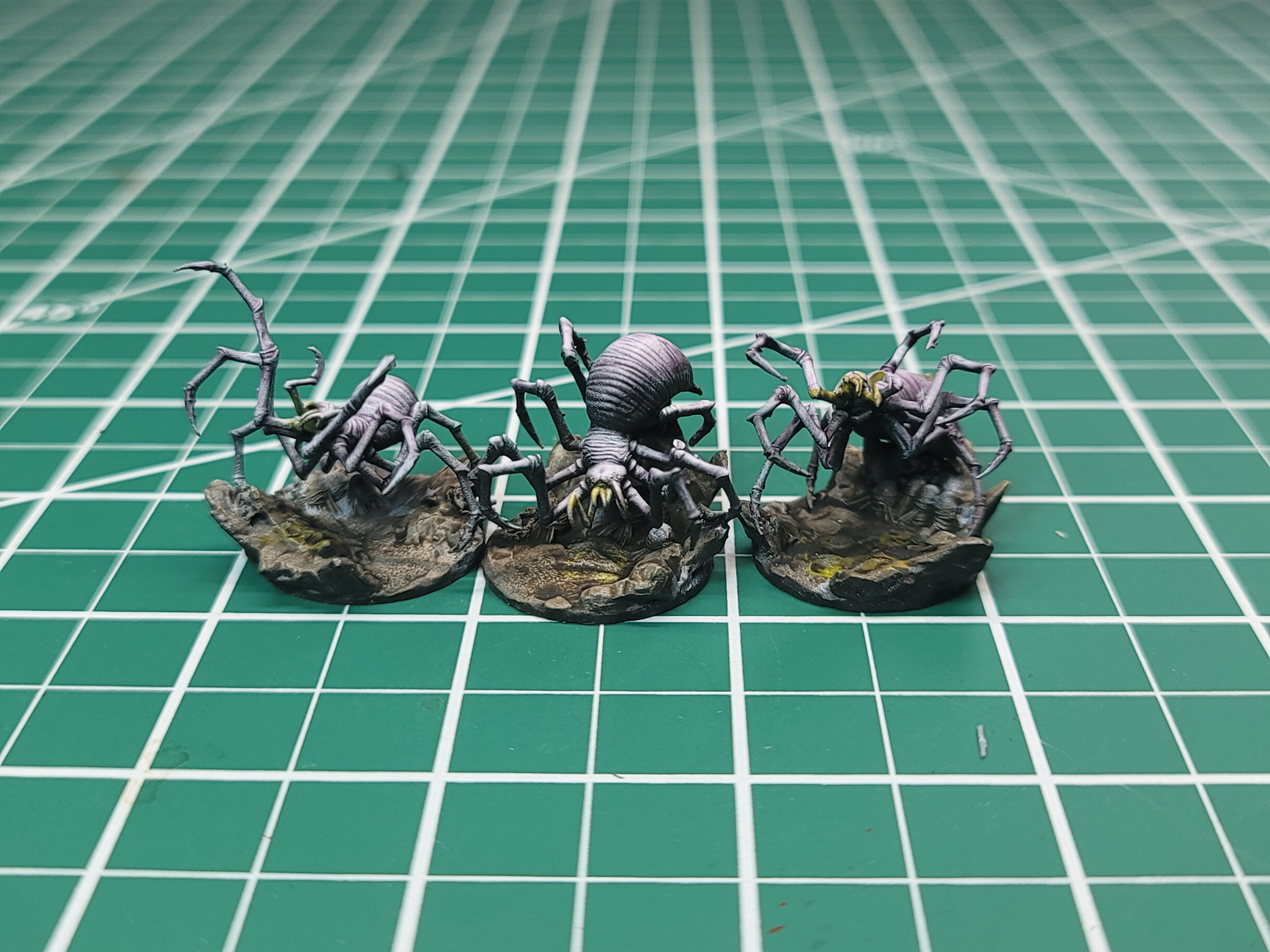 3D Printable Cave Spiders x3 | The Remade | Beasts by Bestiarum Miniatures