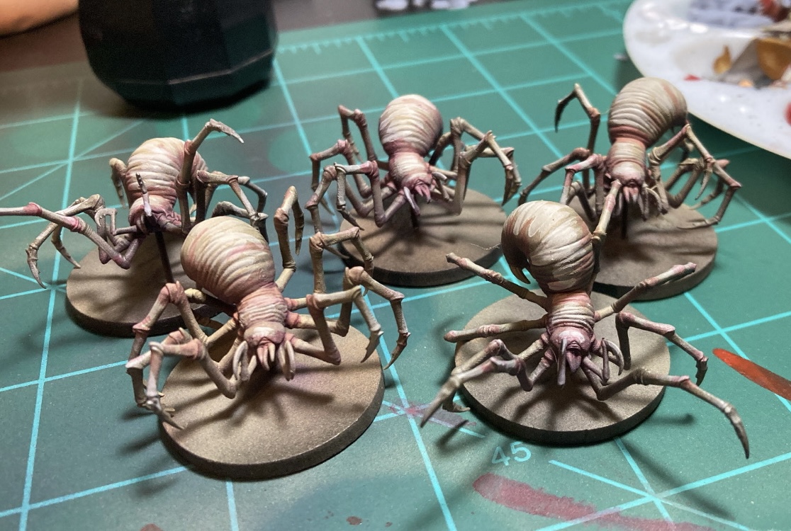3D Printable Cave Spiders x3 | The Remade | Beasts by Bestiarum Miniatures