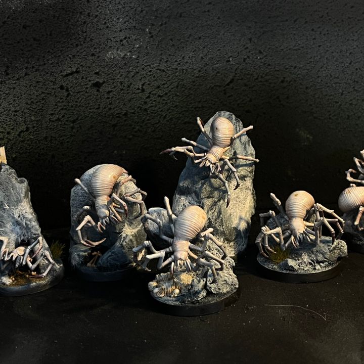 3D Print of Cave Spiders x3 | The Remade | Beasts by Furobaki
