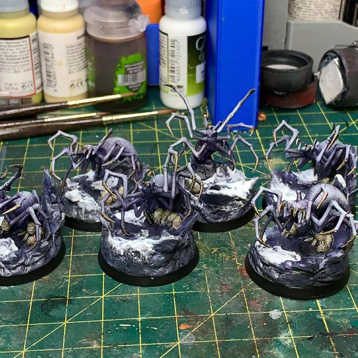 3D Print of Cave Spiders x 3 by oliperrier