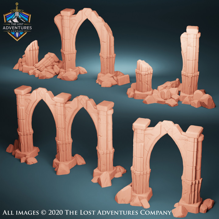 3D Printable Terrain Essentials Mega Bundle by The Lost Adventures Co.