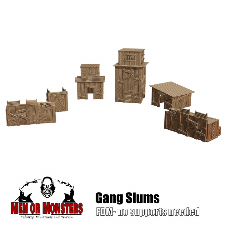 3D Printable Hideout- Gang hideout by Dale Seaton