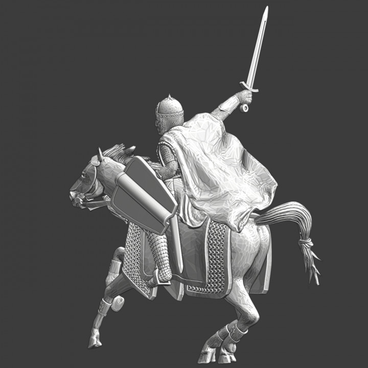 3D Printable Medieval Lord of Novgorod - mounted by Northern Crusades ...