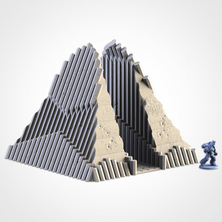 3D Printable CULT BUILDINGS by Txarli Factory