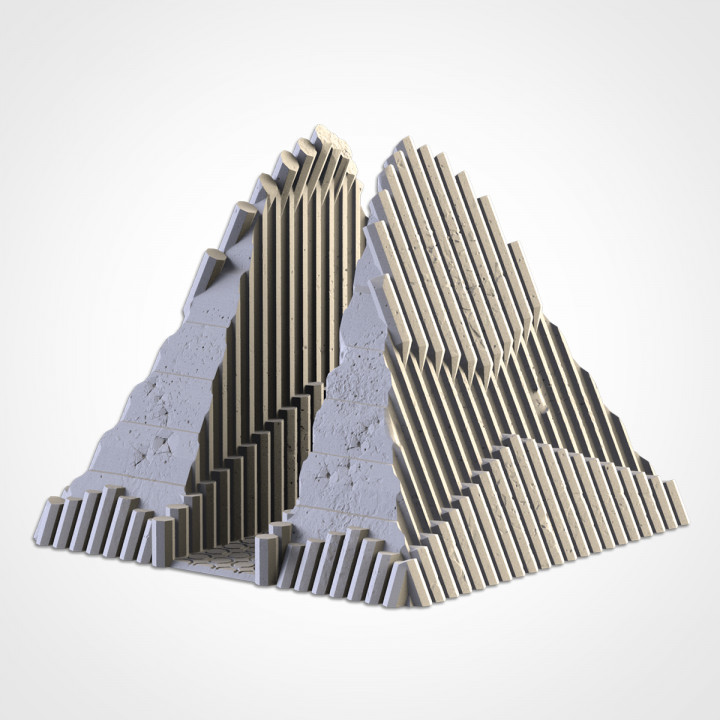 3D Printable CULT BUILDINGS by Txarli Factory