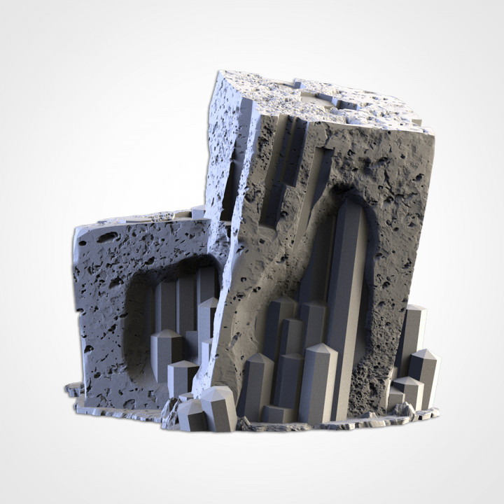 3D Printable BASALT CRYSTALS by Txarli Factory