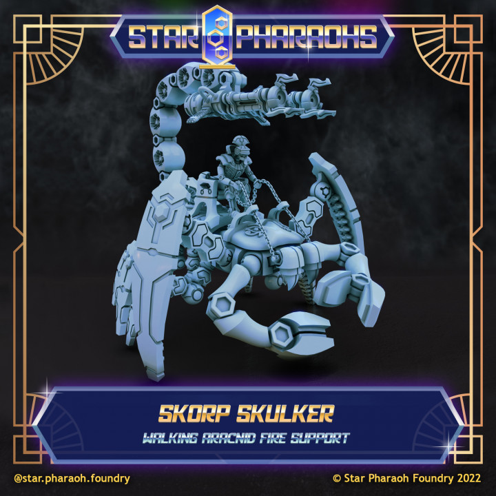 3D Printable Skorp Skulker - Star Pharaohs by Star Pharaoh Foundry