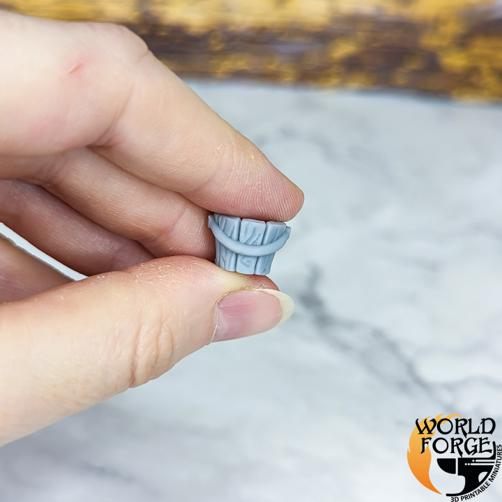 3D Printable Kitchen Crates by World Forge Miniatures