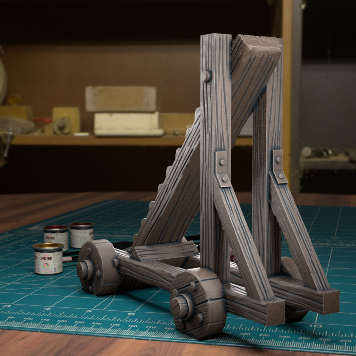 3D Printable Siege Weapon - Siege Ladder [Pre-Supported] by TytanTroll ...