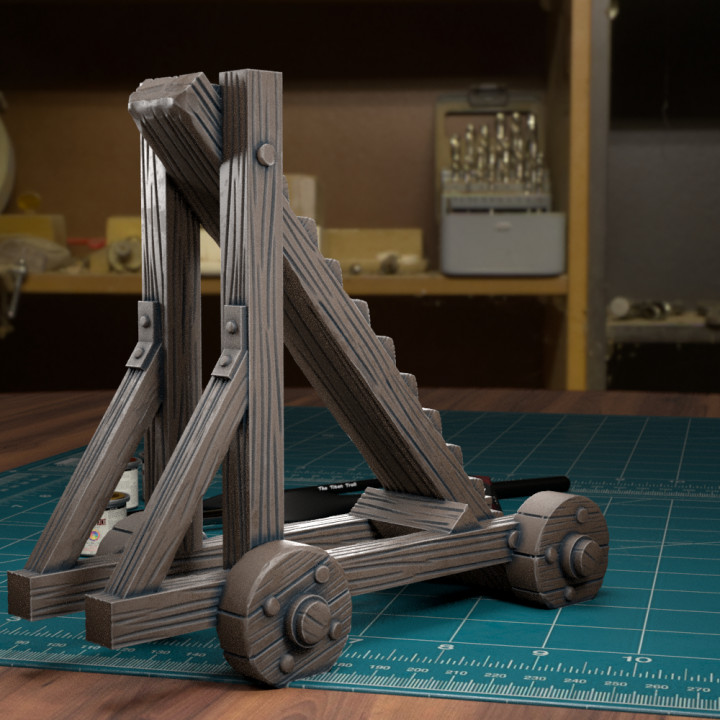 3D Printable Siege Weapon - Siege Ladder [Pre-Supported] by TytanTroll ...