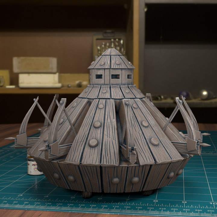 3D Printable Siege Weapon - Da Vinci Tank [Pre-Supported] by TytanTroll ...