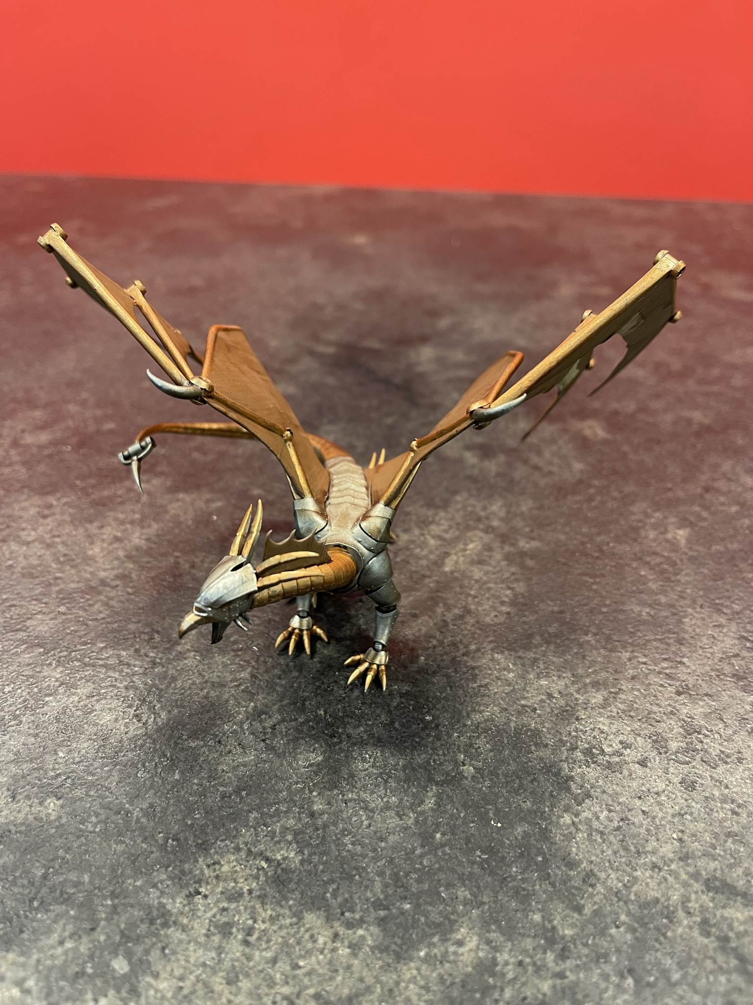 3D Printable Clockwork Dragon by Miguel Zavala