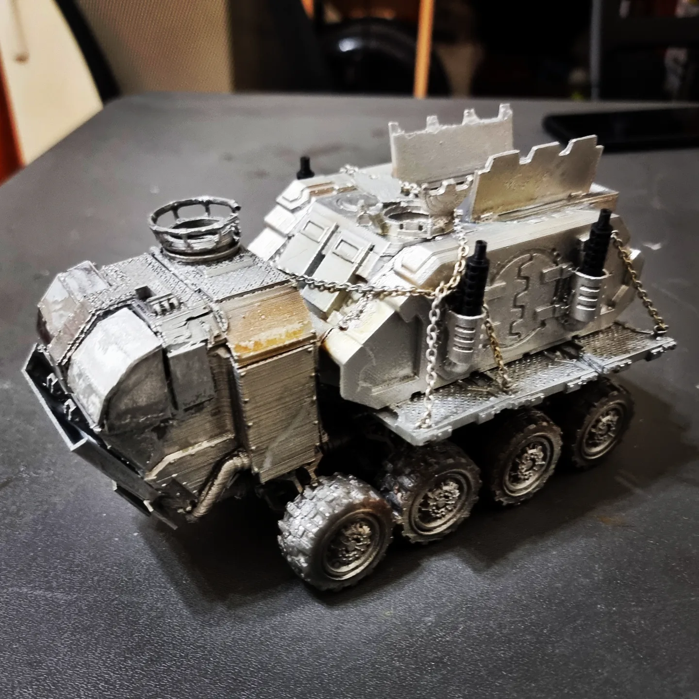 3D Printable Colossus Heavy Transporter - No Container by Print Minis