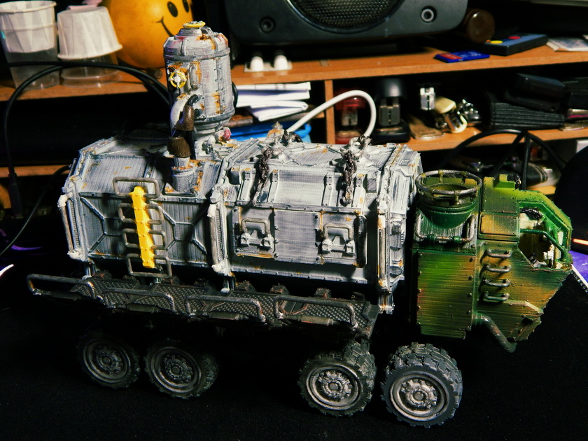 3D Printable Colossus Heavy Transporter - No Container by Print Minis