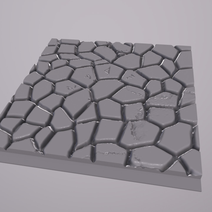 3D Printable 10 square demon world arcane bases by Feed My 3dPrinter