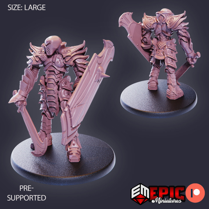 3D Printable Iron Golem Sword & Shield / Ancient Gate Guard / Forged ...