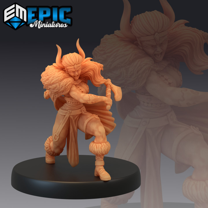 3D Printable Dwarf Princess Set / Dwarven Warrior / Female Mountain ...