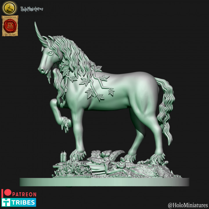 3D Printable Unicorn by HoloMiniatures