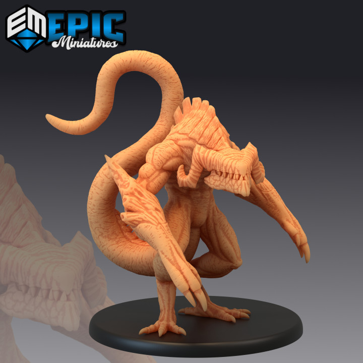 3D Printable Cave Beast Set / Evil Predator / Earth Hunter / Dwarven Mine Encounter by Epic ...