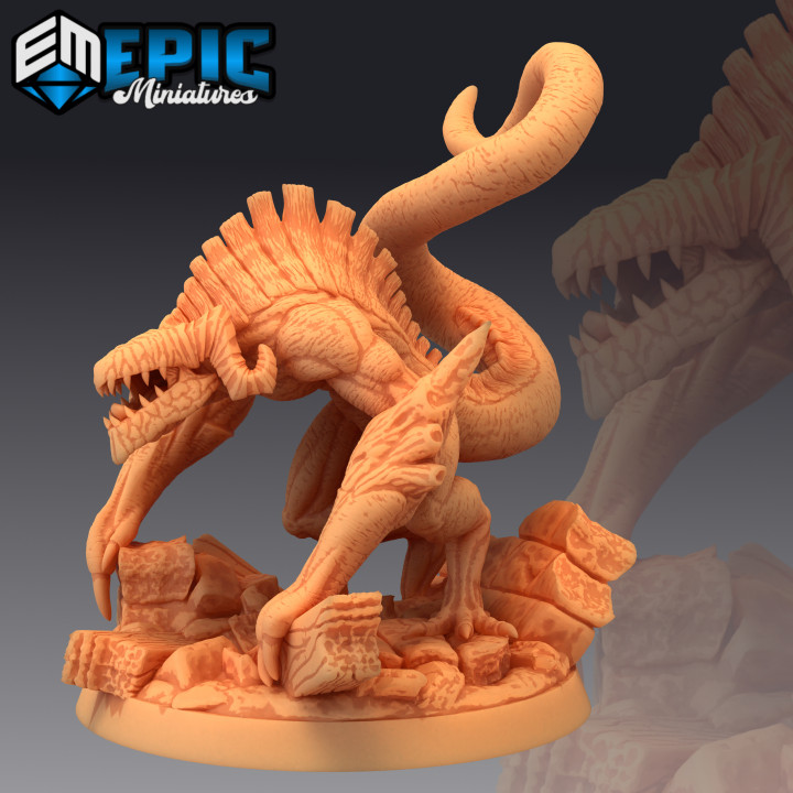 3D Printable Cave Beast Set / Evil Predator / Earth Hunter / Dwarven Mine Encounter by Epic ...