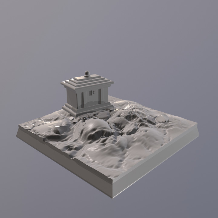 3D Printable 10 square dragon lair bases by Feed My 3dPrinter