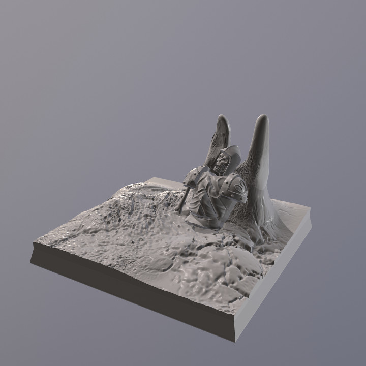 3D Printable 10 square dragon lair bases by Feed My 3dPrinter