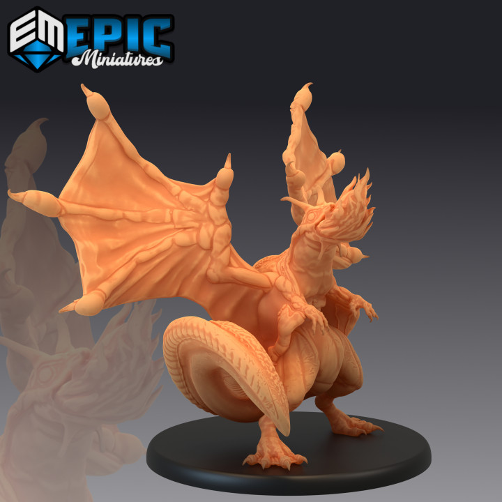 3D Printable Frog Dragon Fire Breath / Marsh Drake Toad Hybrid ...