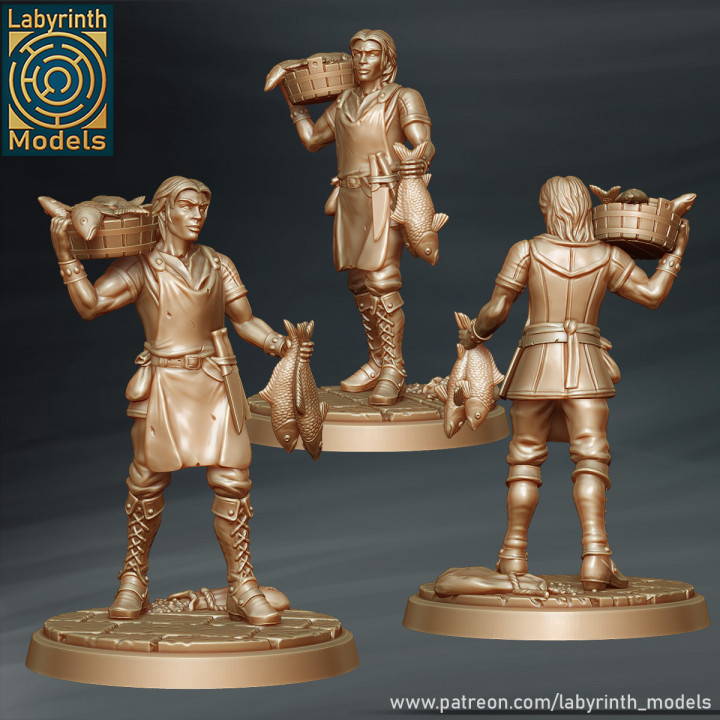3D Printable Yanven's Fane Citizens Collection - 32mm scale by ...
