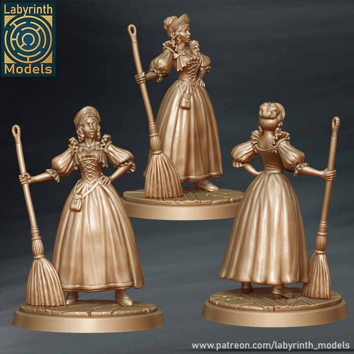 3D Printable Yanven's Fane Citizens Collection - 32mm scale by ...