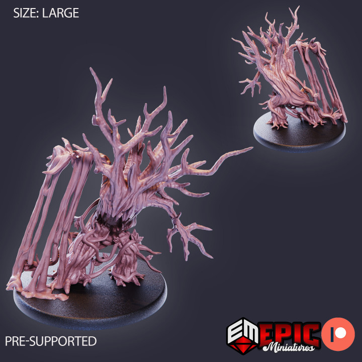 3D Printable Tree Blight Sap Attack / Forest Spirit / Twig Creature ...