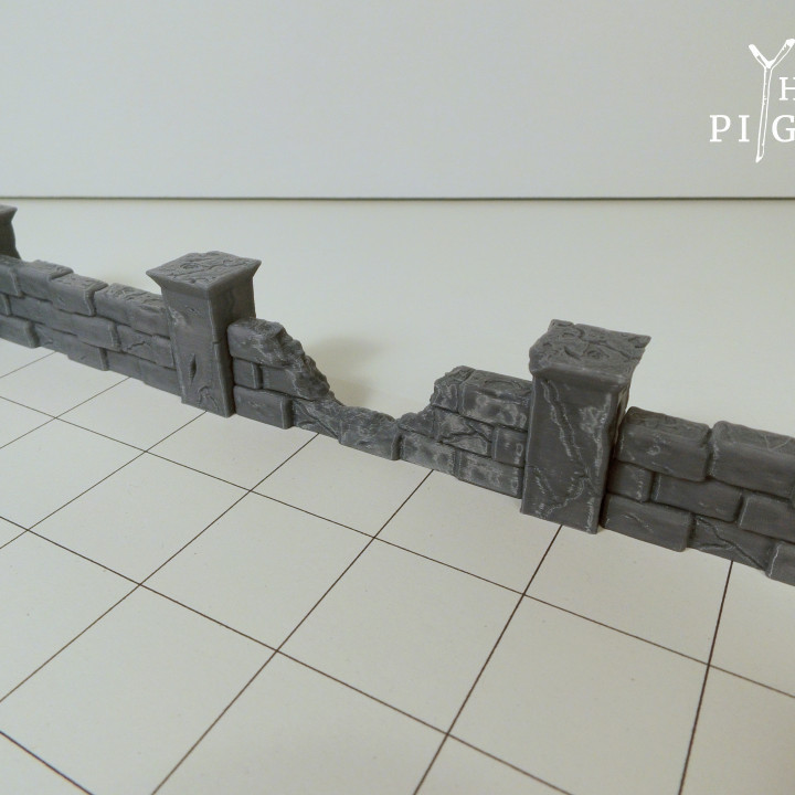 3D Printable small yard - TABLETOP TERRAIN DND RPG SCATTER by Jason Beckers