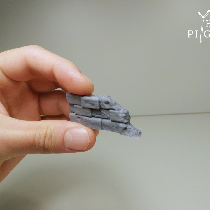 3D Printable small yard - TABLETOP TERRAIN DND RPG SCATTER by Jason Beckers