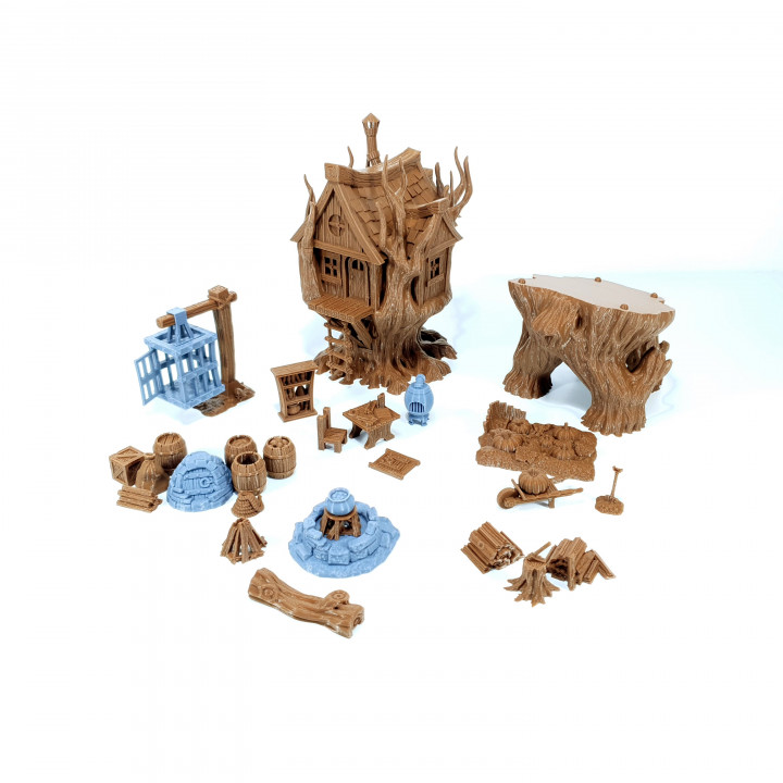 3D Printable Treehouse Campaign - TABLETOP TERRAIN DND RPG SCATTER by ...