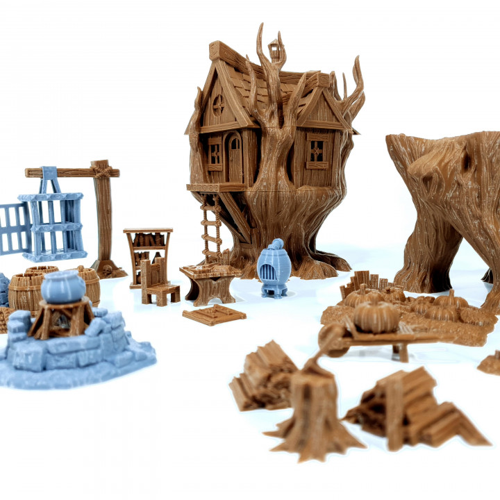 3D Printable Treehouse Campaign - TABLETOP TERRAIN DND RPG SCATTER by ...