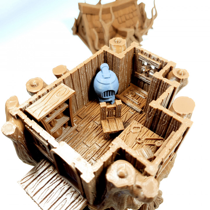 3D Printable Treehouse Campaign - TABLETOP TERRAIN DND RPG SCATTER by ...