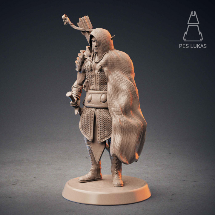 3D Printable Wood Elf Ranger by Pes Lukas