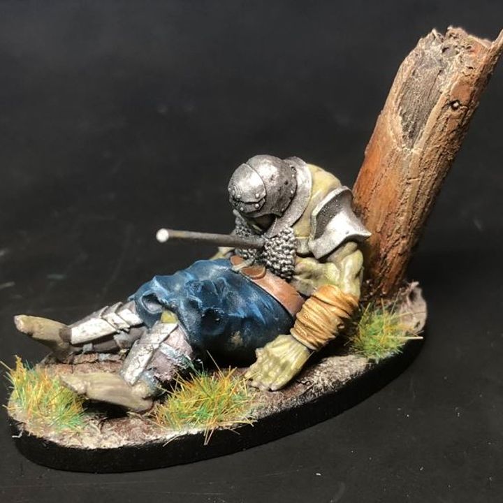 3D Print of Orc Corpse C - Presupported by Man-at-Arms