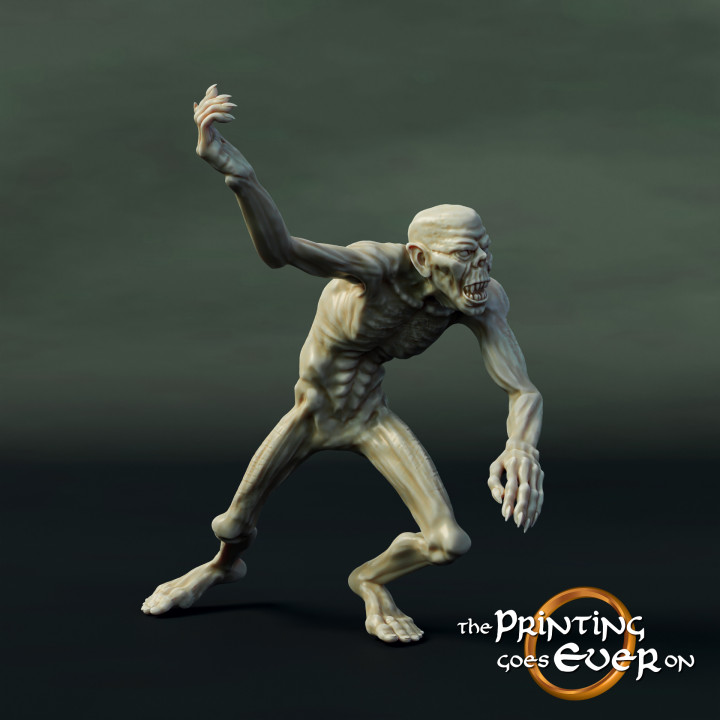 3D Printable Ghoul Pack - Presupported by The Printing Goes Ever On