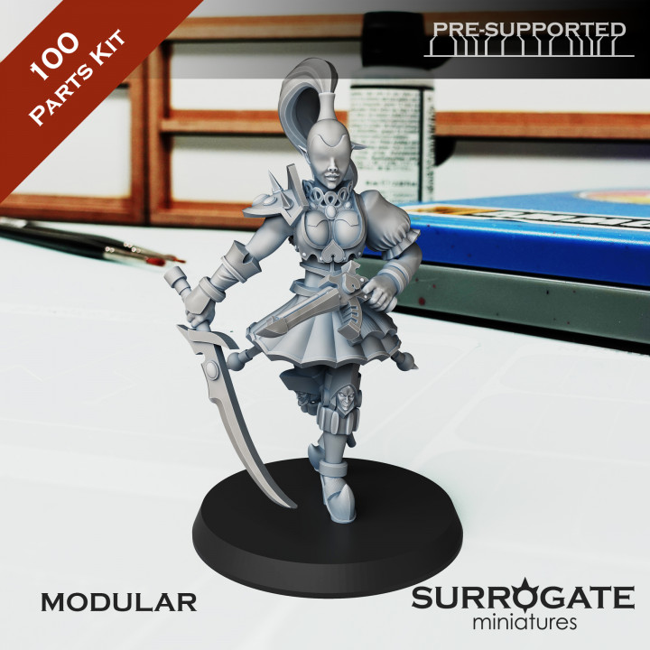 3D Printable Void Jesters Troupe, Surrogate Miniatures July Modular ...