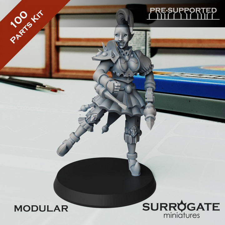 3D Printable Void Jesters Troupe, Surrogate Miniatures July Modular ...