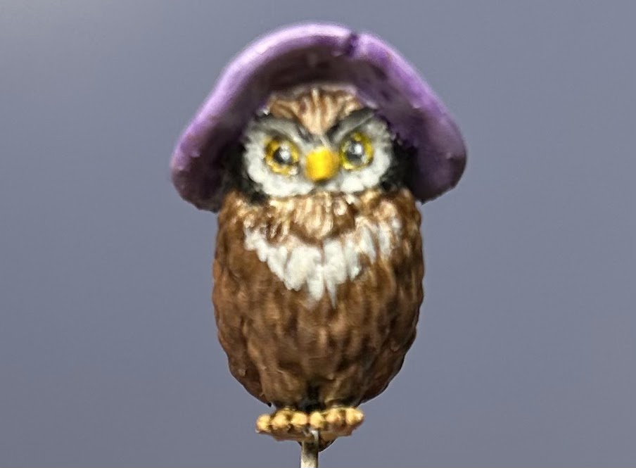 3D Printable (Pre-supported) Owl Familiar by Naga Minis